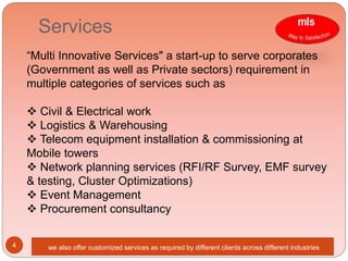 MULTI INNOVATIVE SERVICES INTRODUCTION | PPTX