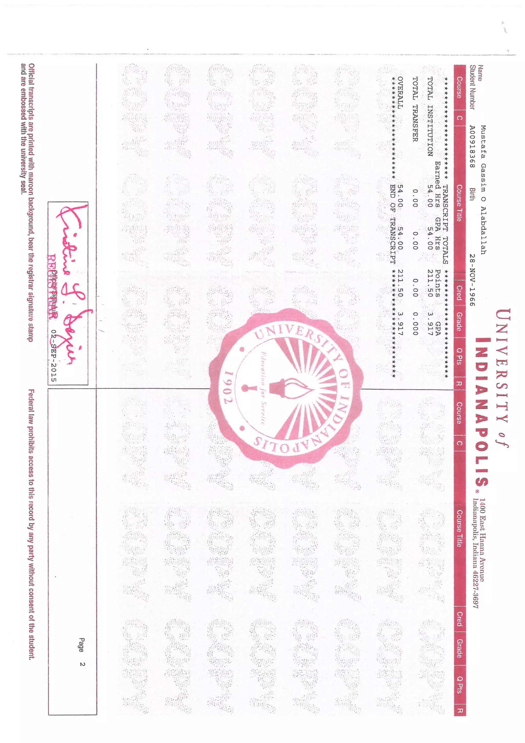 Final MBA Transcript & Graduation Certificates | PDF | Free Download