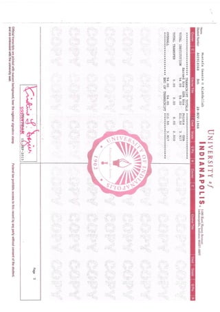 Final MBA Transcript & Graduation Certificates | PDF