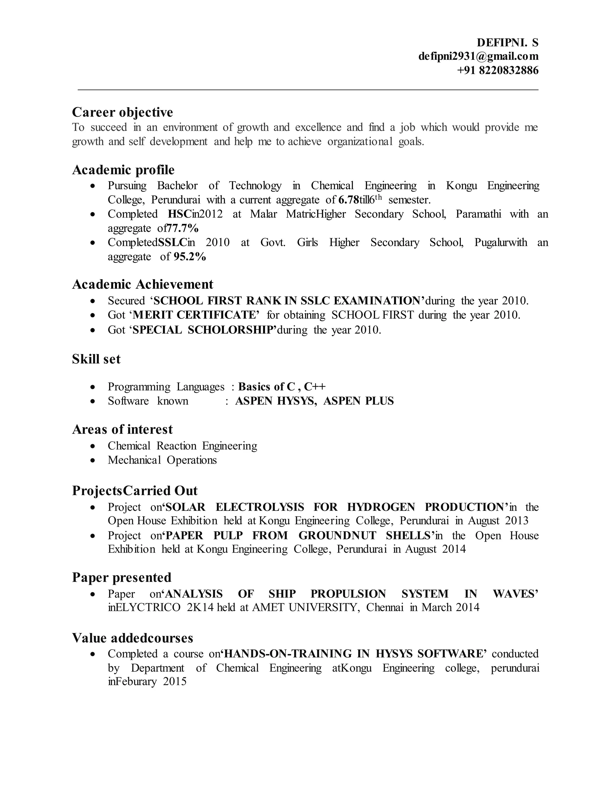 Defi final cv 3 | DOCX