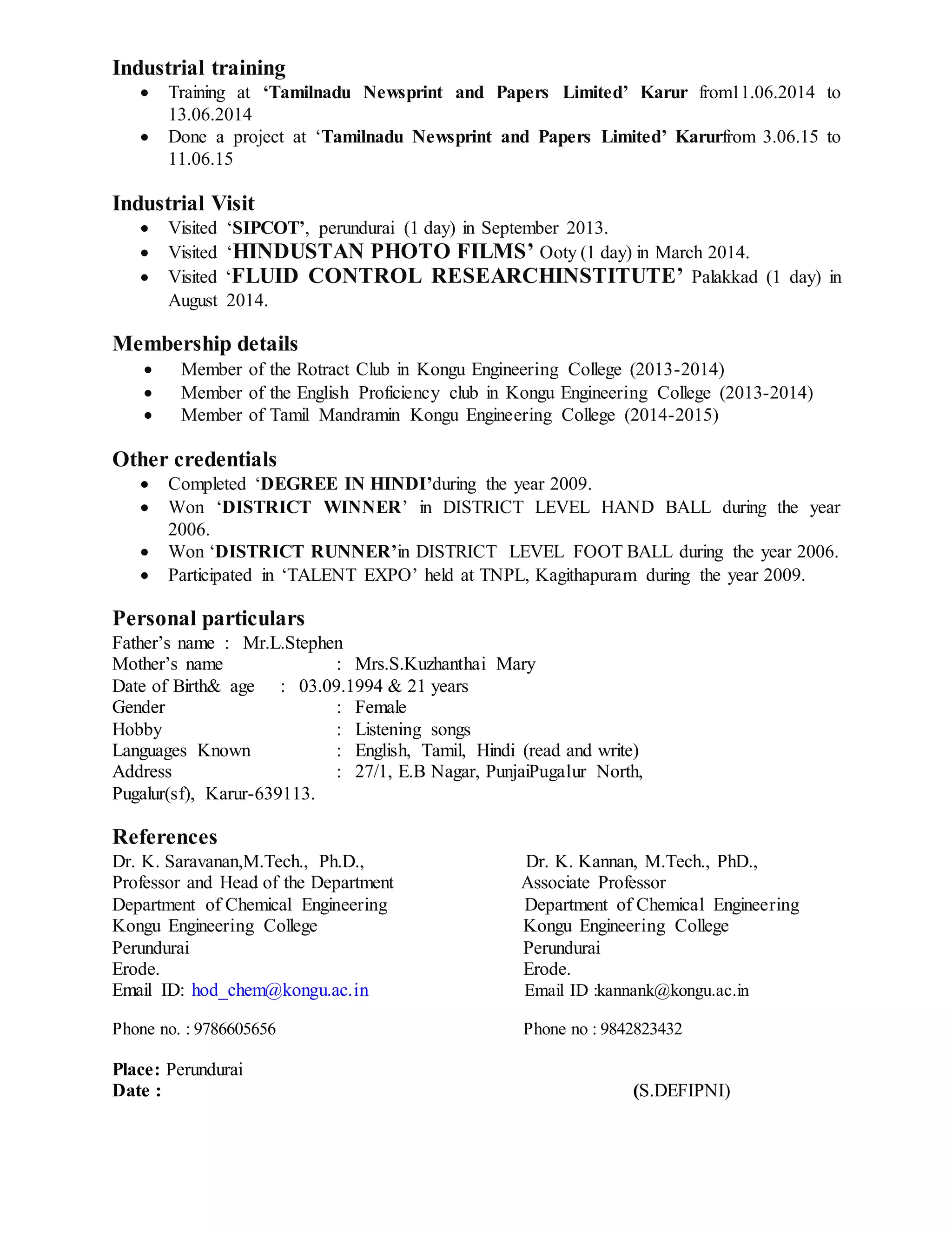 Defi final cv 3 | DOCX