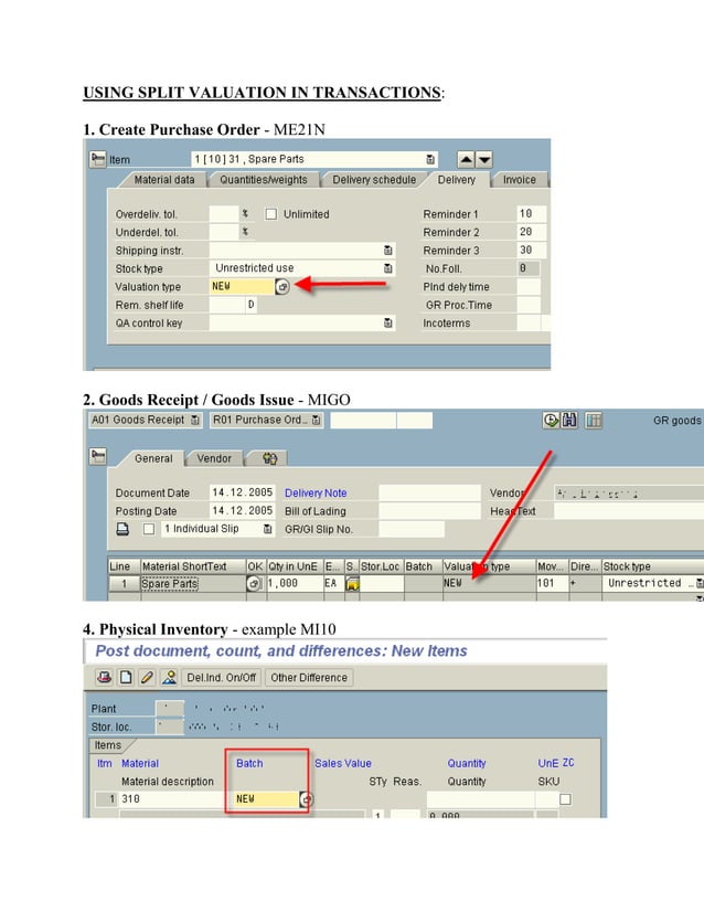 Valuation & Split valuation in MM | PDF | Business Accounting & Finance ...
