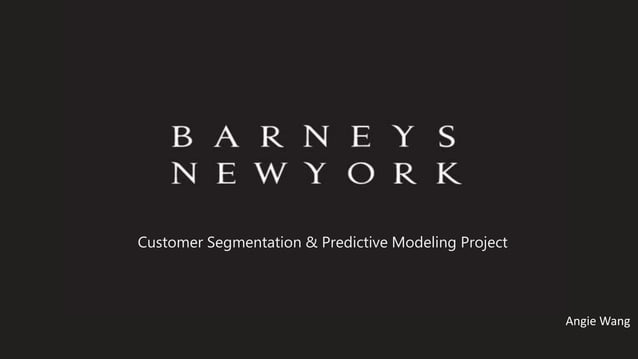 Customer Segmentation and Predictive Modeling | PPTX | Business ...
