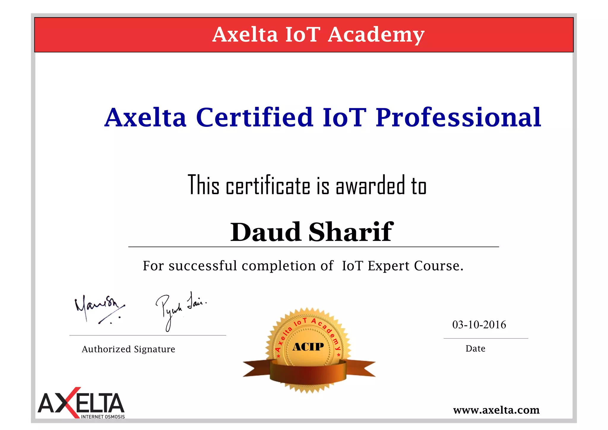 Certified IoT Expert Professional | PDF