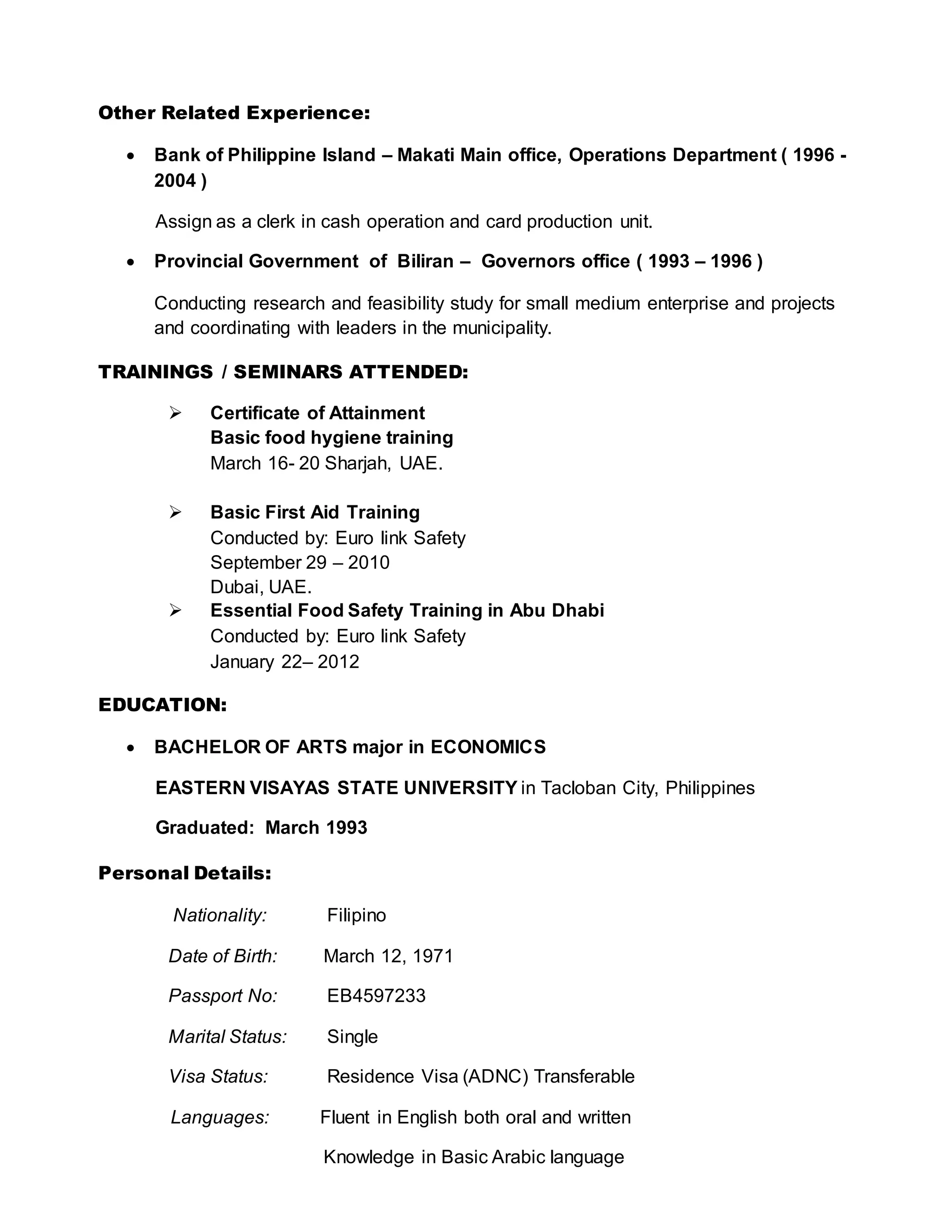 Renato New Cv Updated october2014 | DOCX