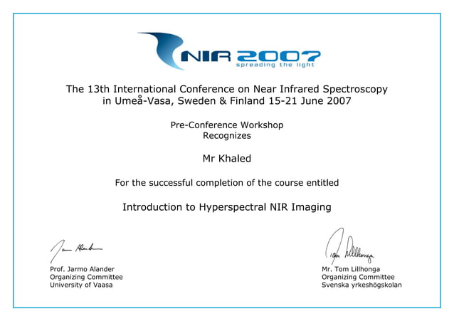 Introduction to Hyperspectral NIR Imaging_Using NIRS Measurement Effectively | PPT