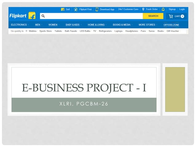 Flipkart - Project | PPTX