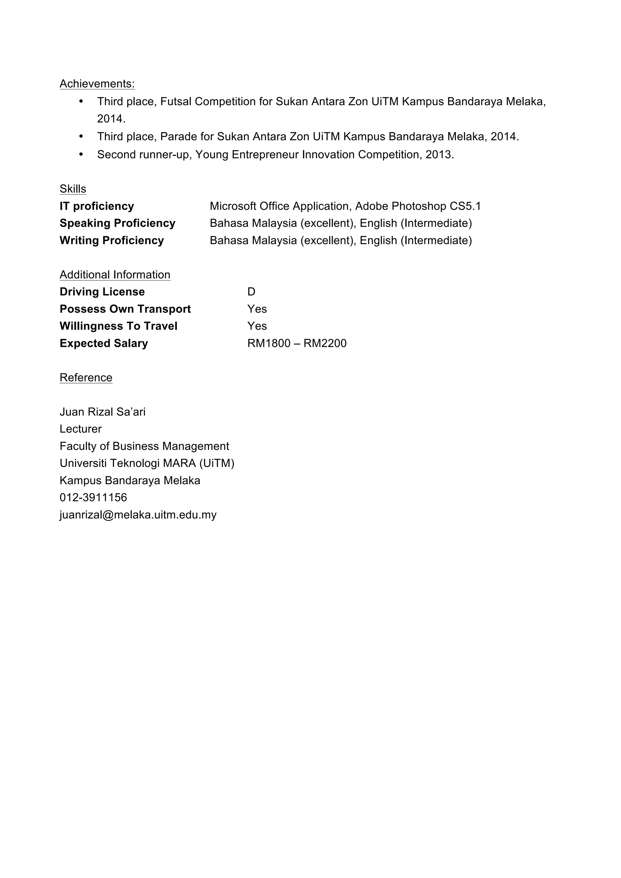 SIRIN SYUHAIDAH BTE MOHD SALLEH | PDF