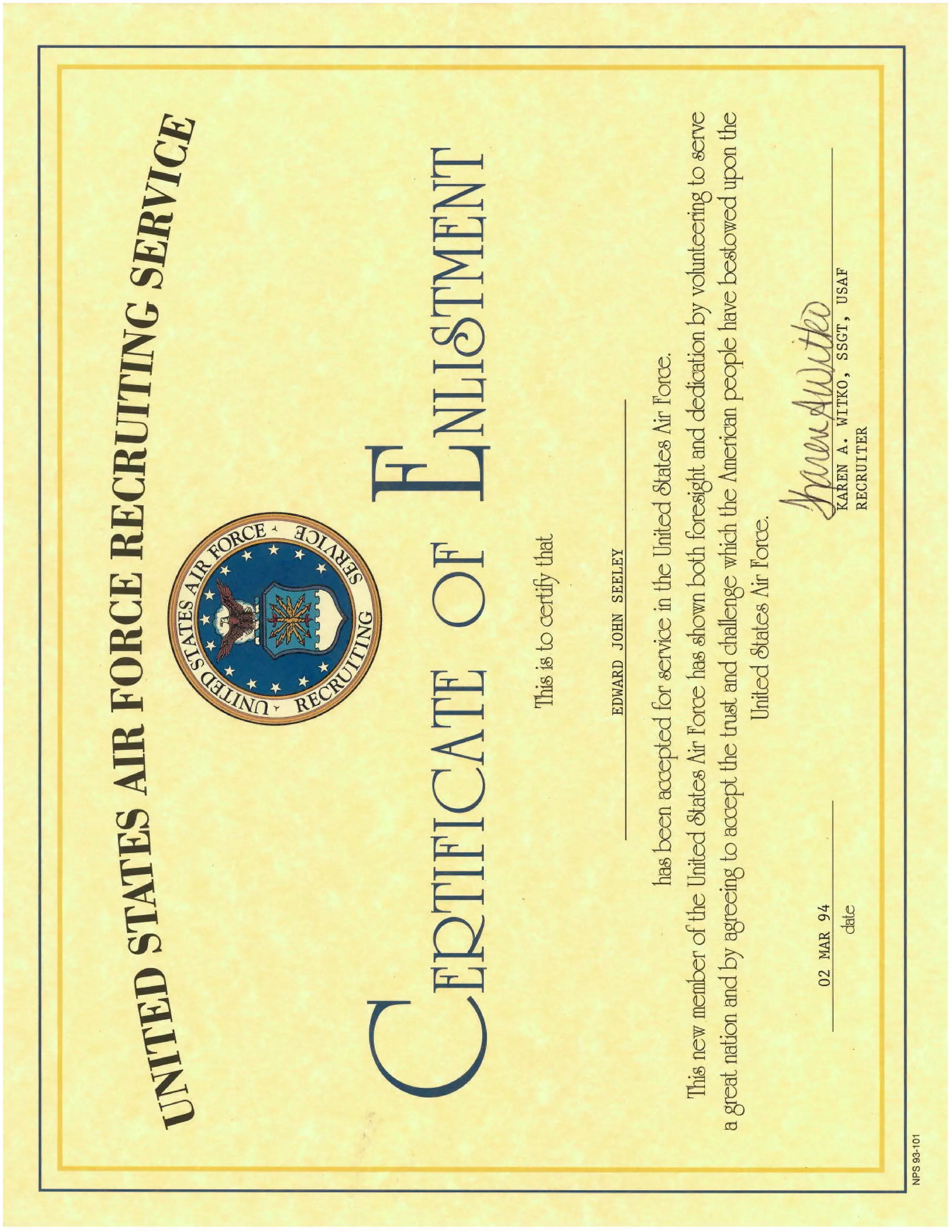 Certificate of Enlistment2 | PDF