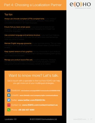 Localization101 eqho communications | PDF