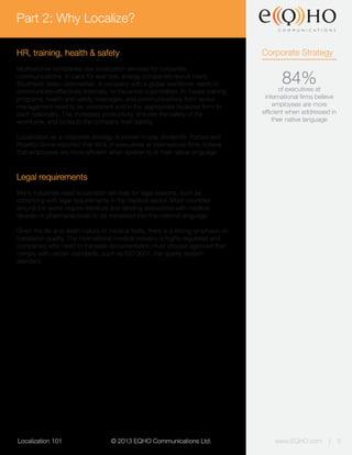Localization101 eqho communications | PDF