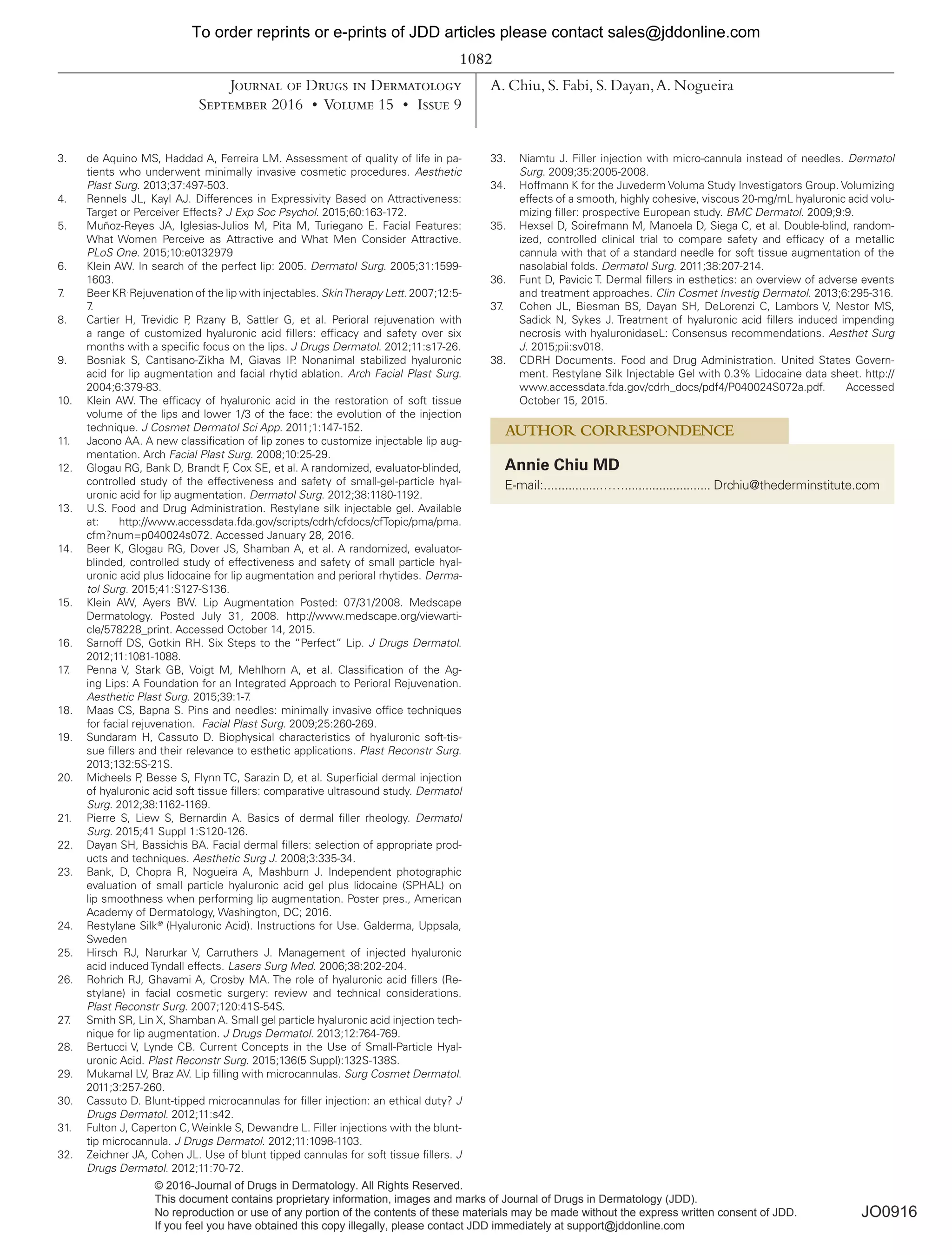 Chiu_2016_Lip Injection Techniques Using Small-Particle Hyaluronic Acid ...