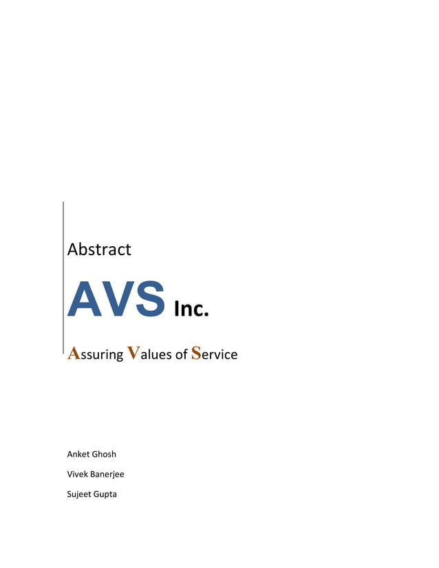 AVS Inc. | PDF