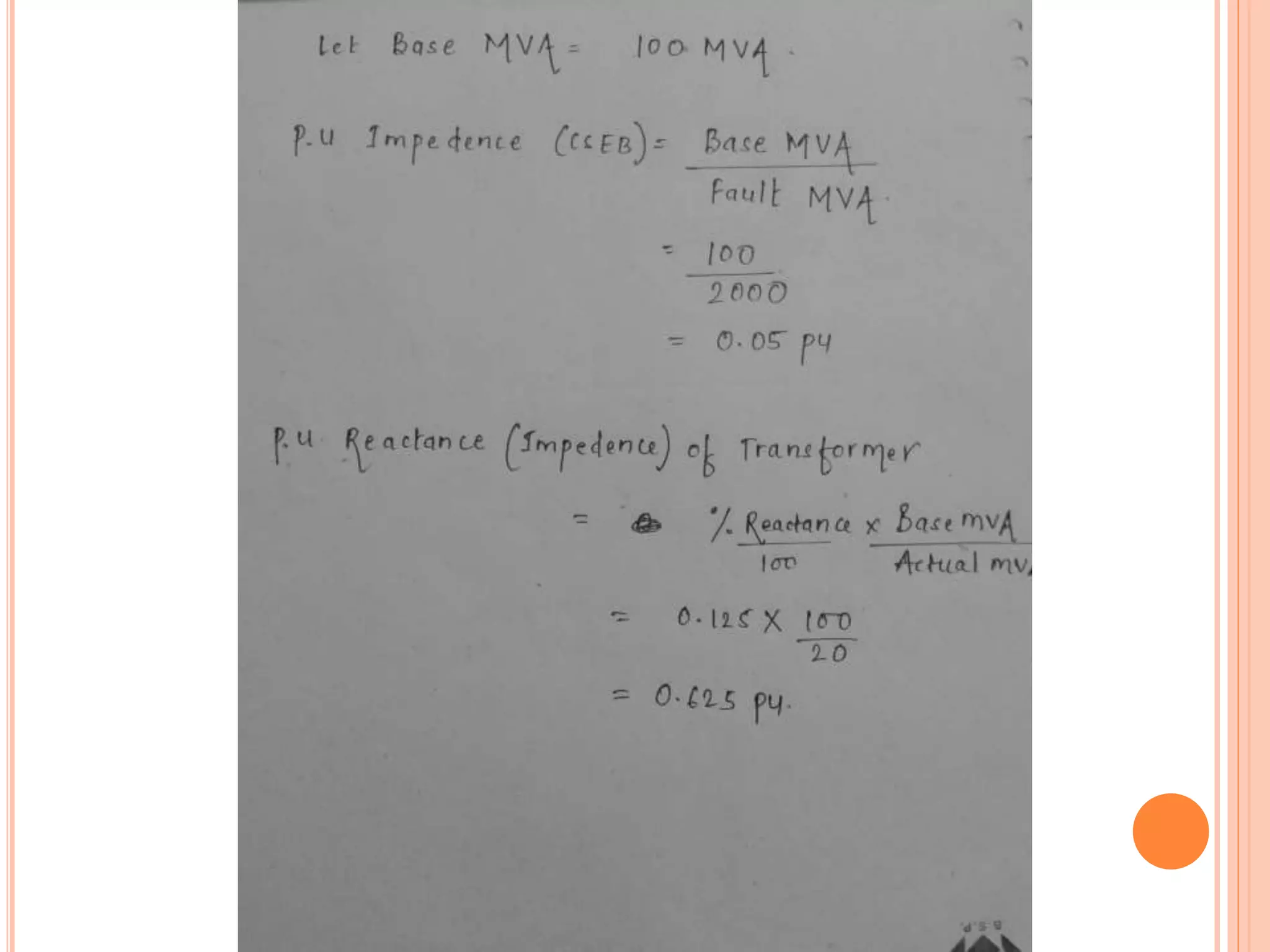 Fault Level Calculation | PPTX
