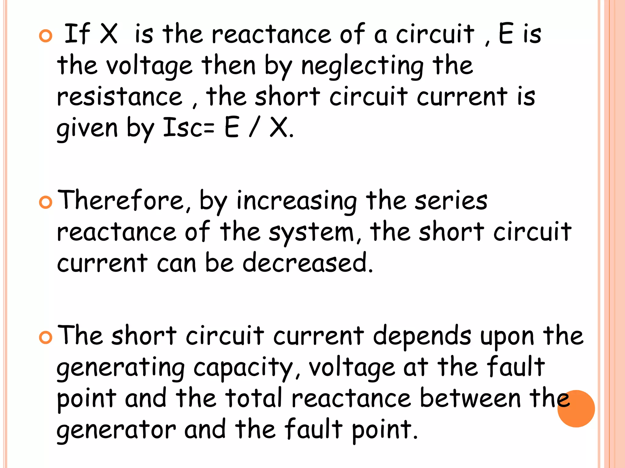 Fault Level Calculation | PPTX
