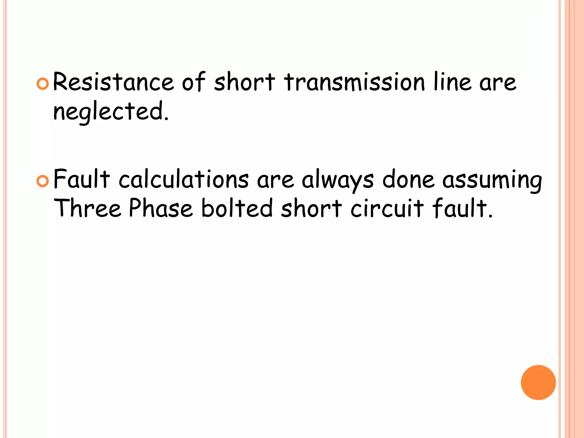 Fault Level Calculation | PPTX