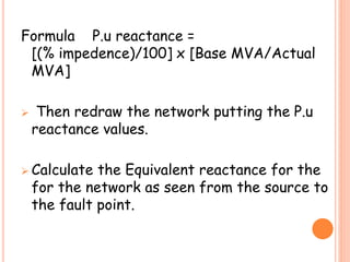Fault Level Calculation | PPTX