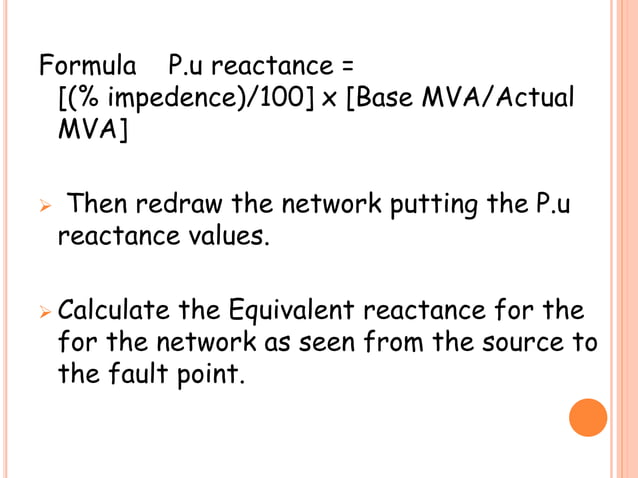 Fault Level Calculation | PPTX | Computer Networking | Computing