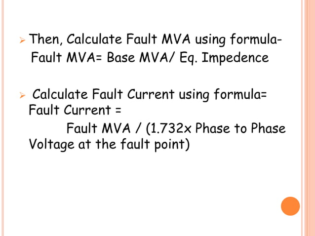 Fault Level Calculation | PPTX | Computer Networking | Computing