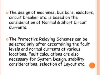 Fault Level Calculation | PPTX