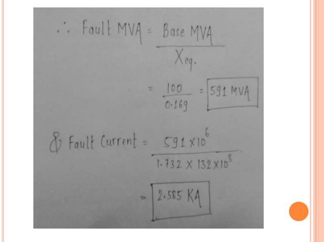 Fault Level Calculation | PPTX | Computer Networking | Computing