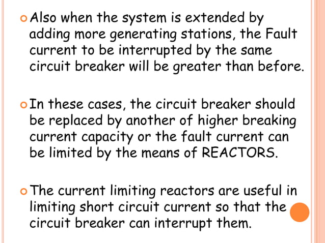 Fault Level Calculation