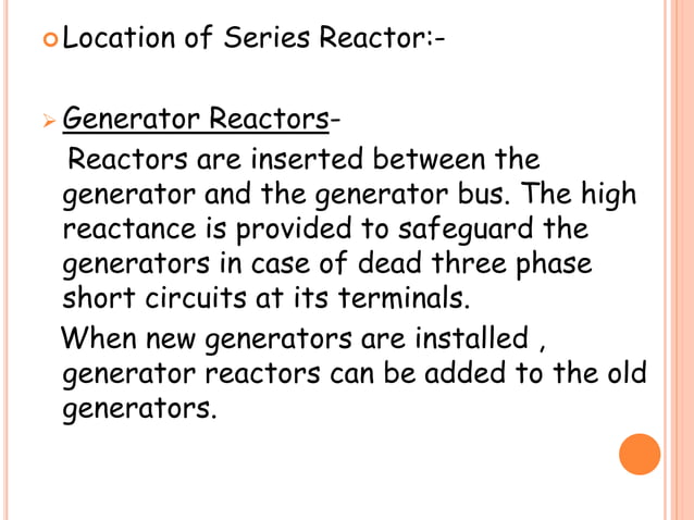 Fault Level Calculation