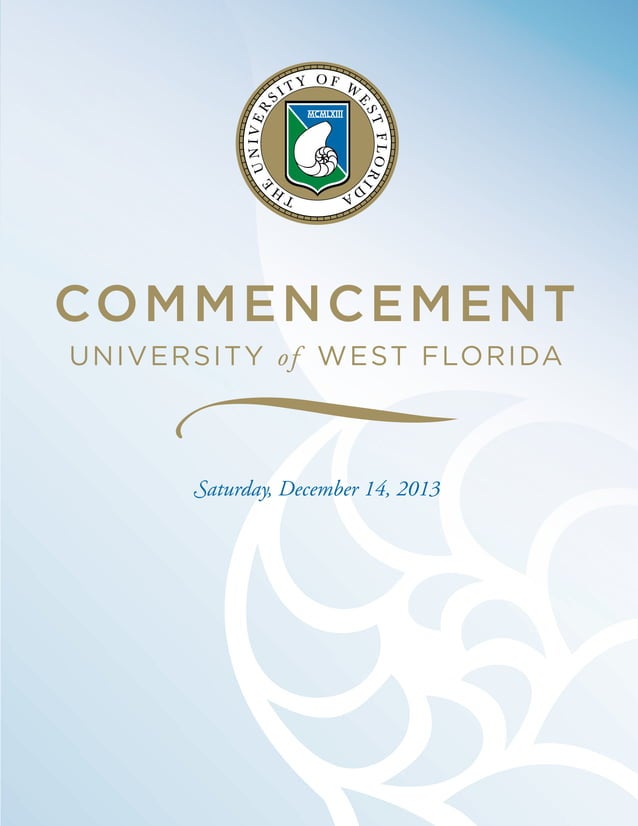 UWF_Commencement_Program_12_14_13 Highlighted Name for LI | PDF