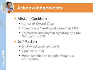 200808 AIM Walking Skeleton | PPTX