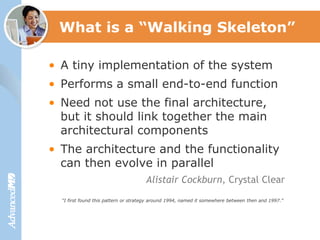 200808 AIM Walking Skeleton | PPTX