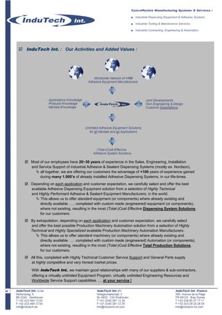 140601 InduTech Presentation | PDF