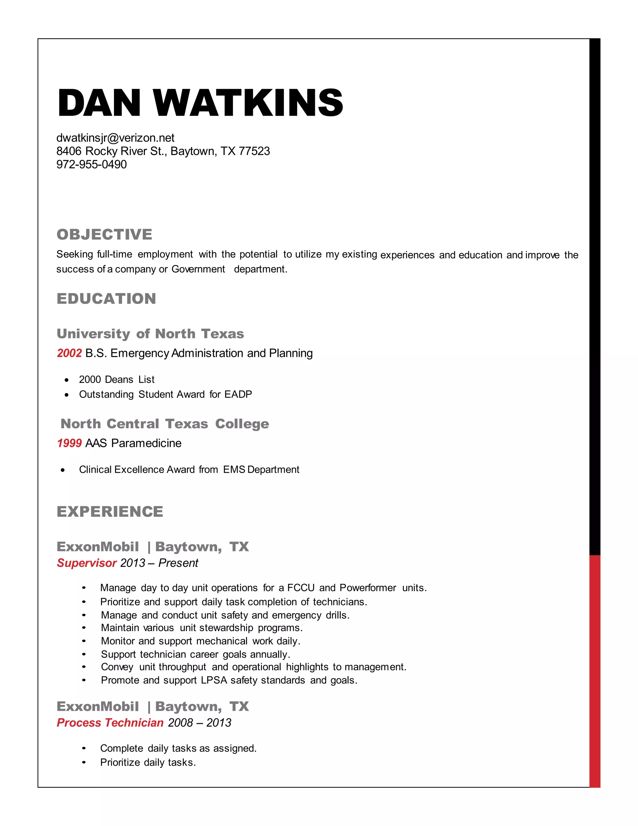 dmwatkins resume2 | PDF
