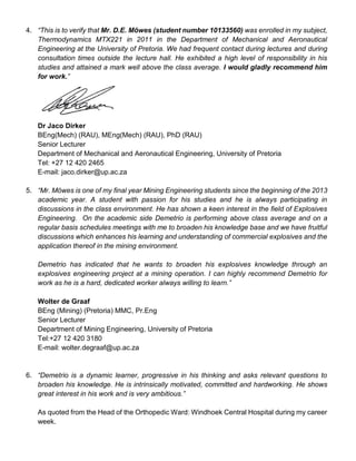 Curriculum Vitae Demetrio | PDF