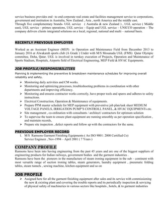 Resume (November 2016) | DOC