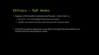EhTrace -- RoP Hooks | PPT