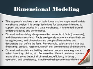 DW DIMENSN MODELNG | PPT | Databases | Computer Software and Applications