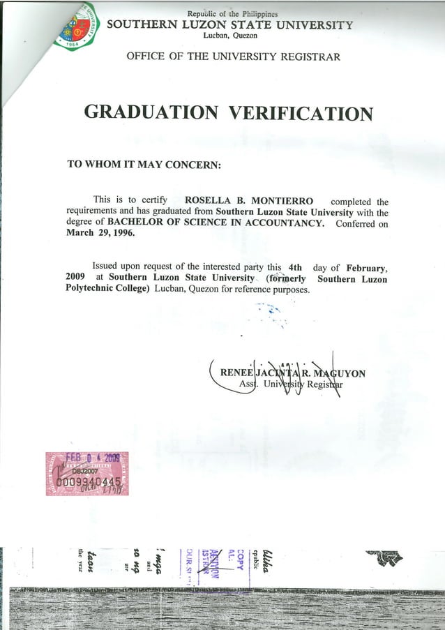 Diploma & Transcript of Records | PDF