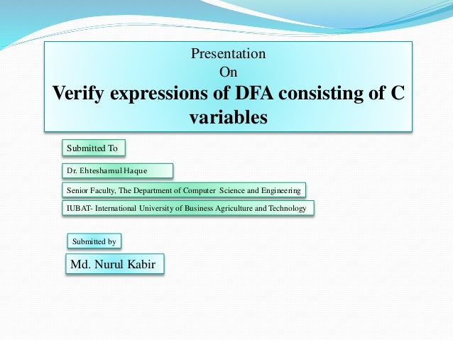 Theory of Computation: Deterministic Finite Automaton