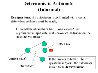 deterministic finite state automata related ppt | PPT