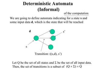 deterministic finite state automata related ppt | PPT