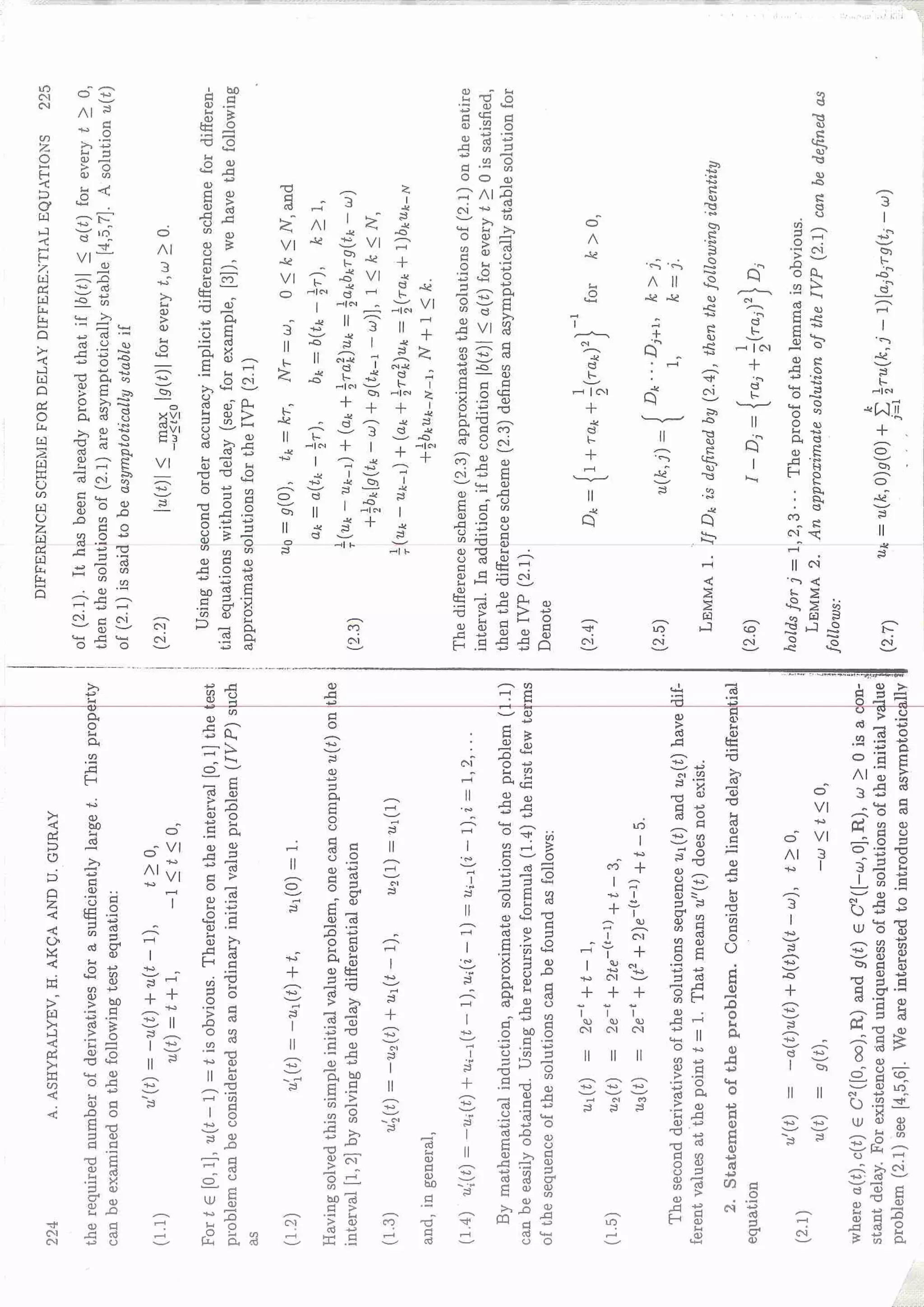 Second order schem Delay ODE | PDF