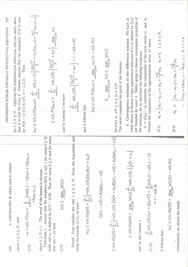 Second order schem Delay ODE | PDF