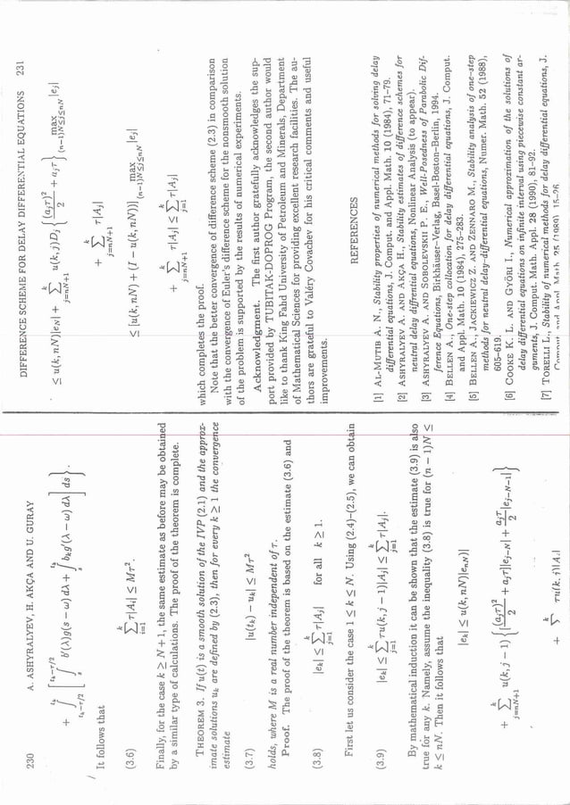 Second order schem Delay ODE | PDF