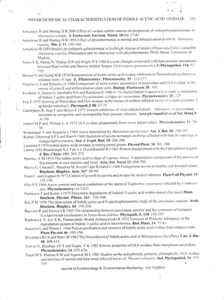 17.Physicochemical characterization of Indole acetic acid oxidase from Alternaria cepulae | PDF