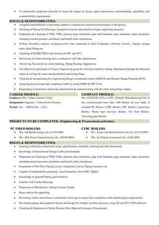 RESUMEPIPINGDESIGN | DOC