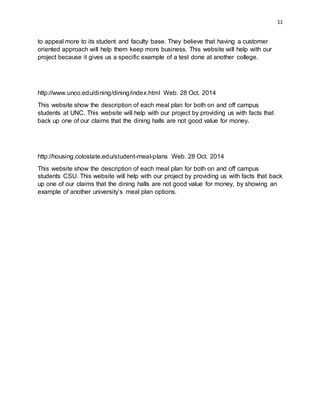 UNC Dining Hall Project | DOCX