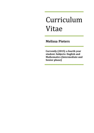 Curriculum Vitae | PDF