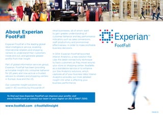 Experian_FootFall_Acting_on_Insight_Series_2-AUSTRALIA-RETAIL | PDF ...