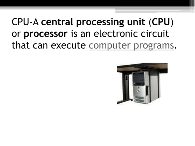 computer hardware | PPT