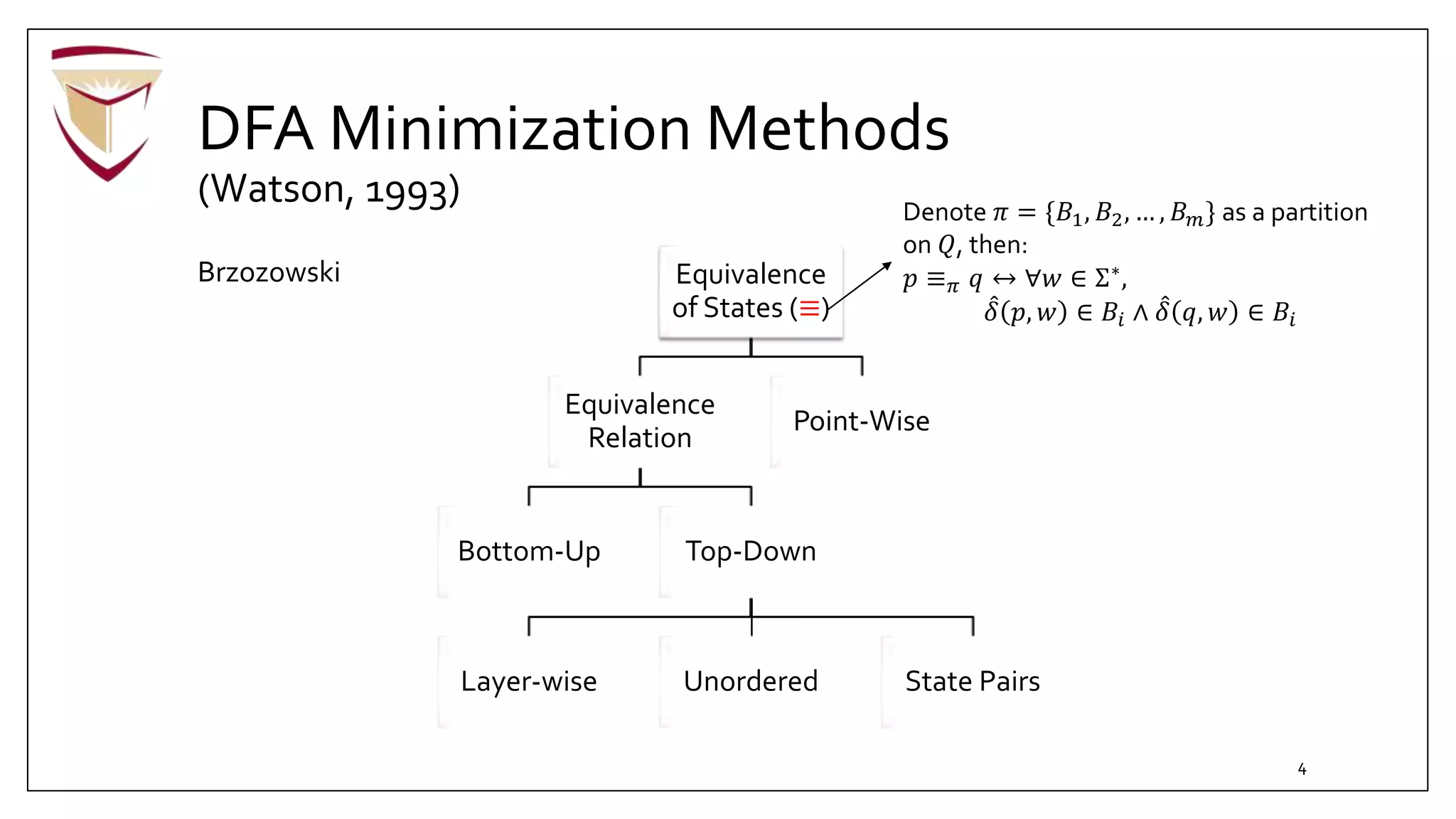 Dfa Minimization Algorithms In Map Reduce Pptx